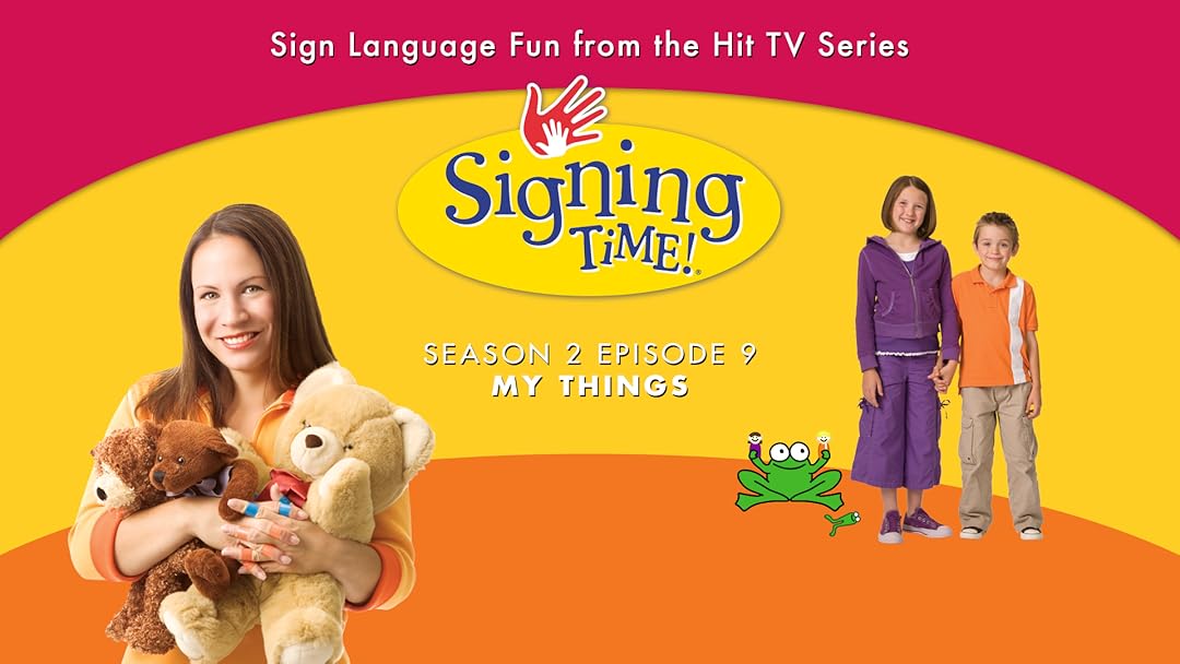 Amazon.com: Signing Time Season 2 Episode 9: My Things : Rachel de ...