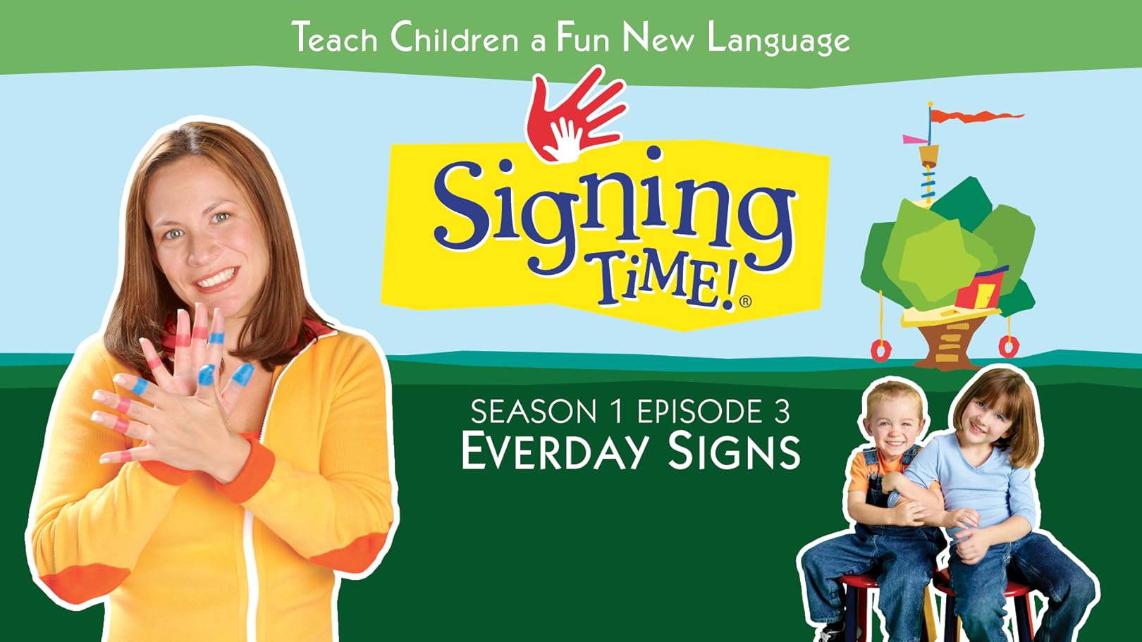 Amazon.com: Signing Time Season 1 Episode 3: Everyday Signs : Rachel de ...