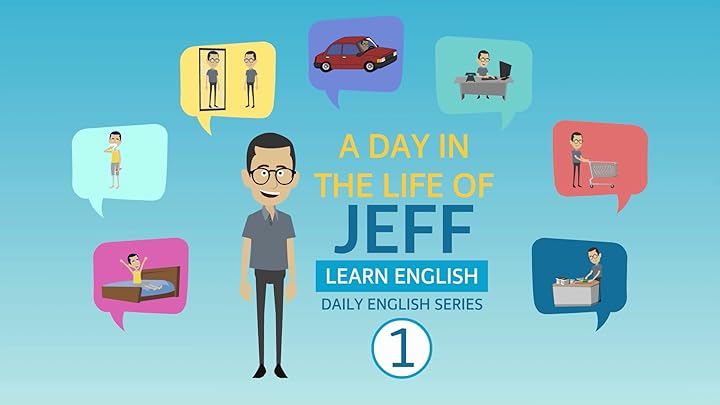 Amazon.com: Learn English: Day in the Life of Jeff (Daily English ...
