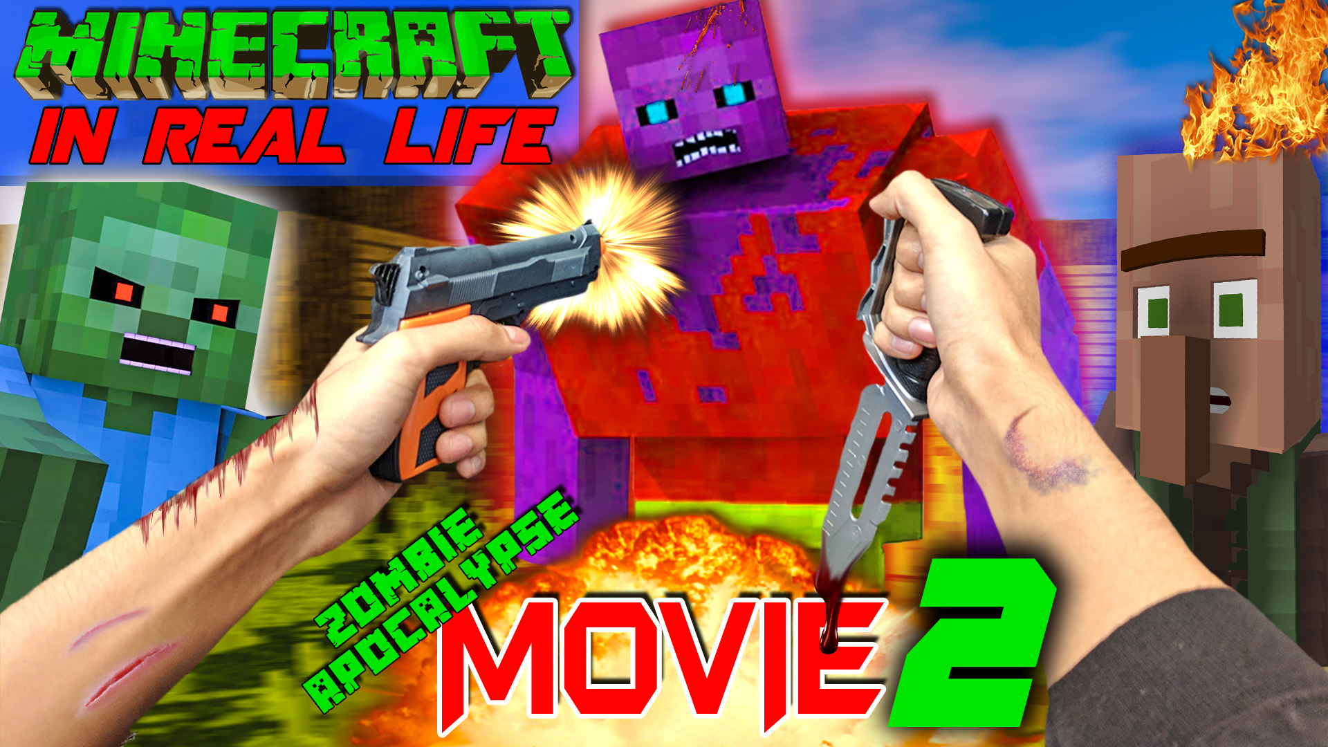 Zombie Minecraft Real Life