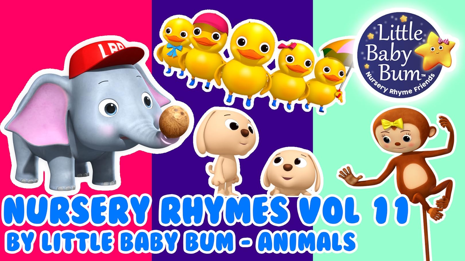 Amazon.com: Nursery Rhymes Volume 11 by Little Baby Bum - Animals ...