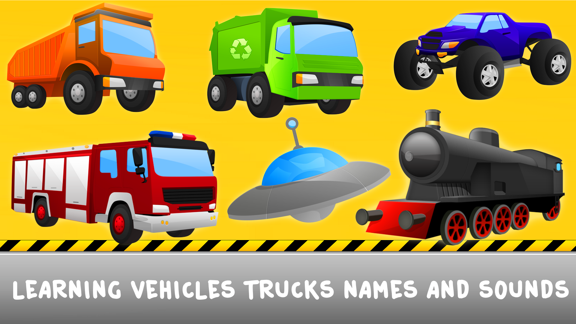 Amazon.co.jp: Learning Vehicles Trucks Names And Sounds : Kids 1st TV ...