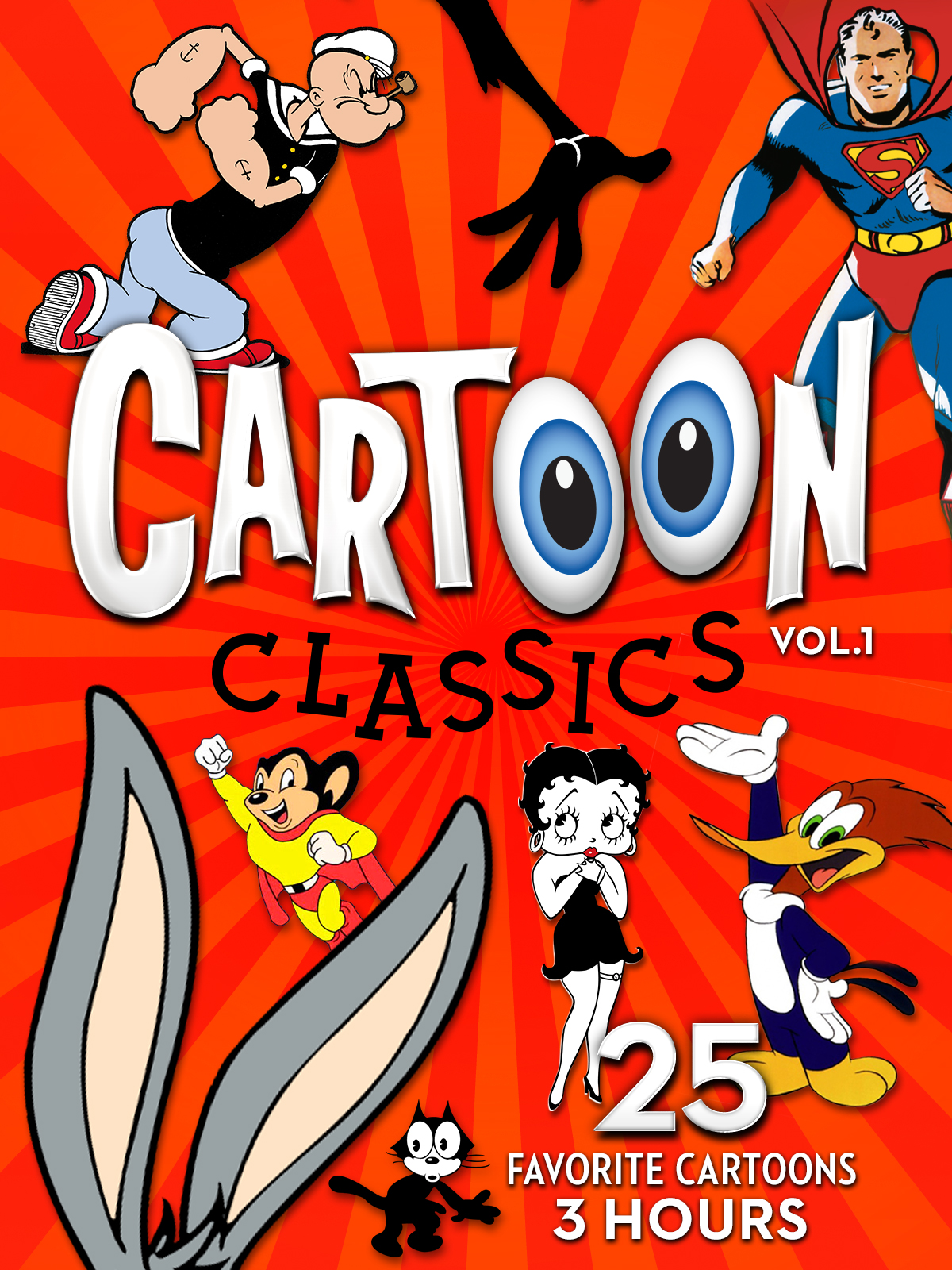 Prime Video: Cartoon Classics - Vol. 1: 25 Favorite Cartoons - 3 Hours