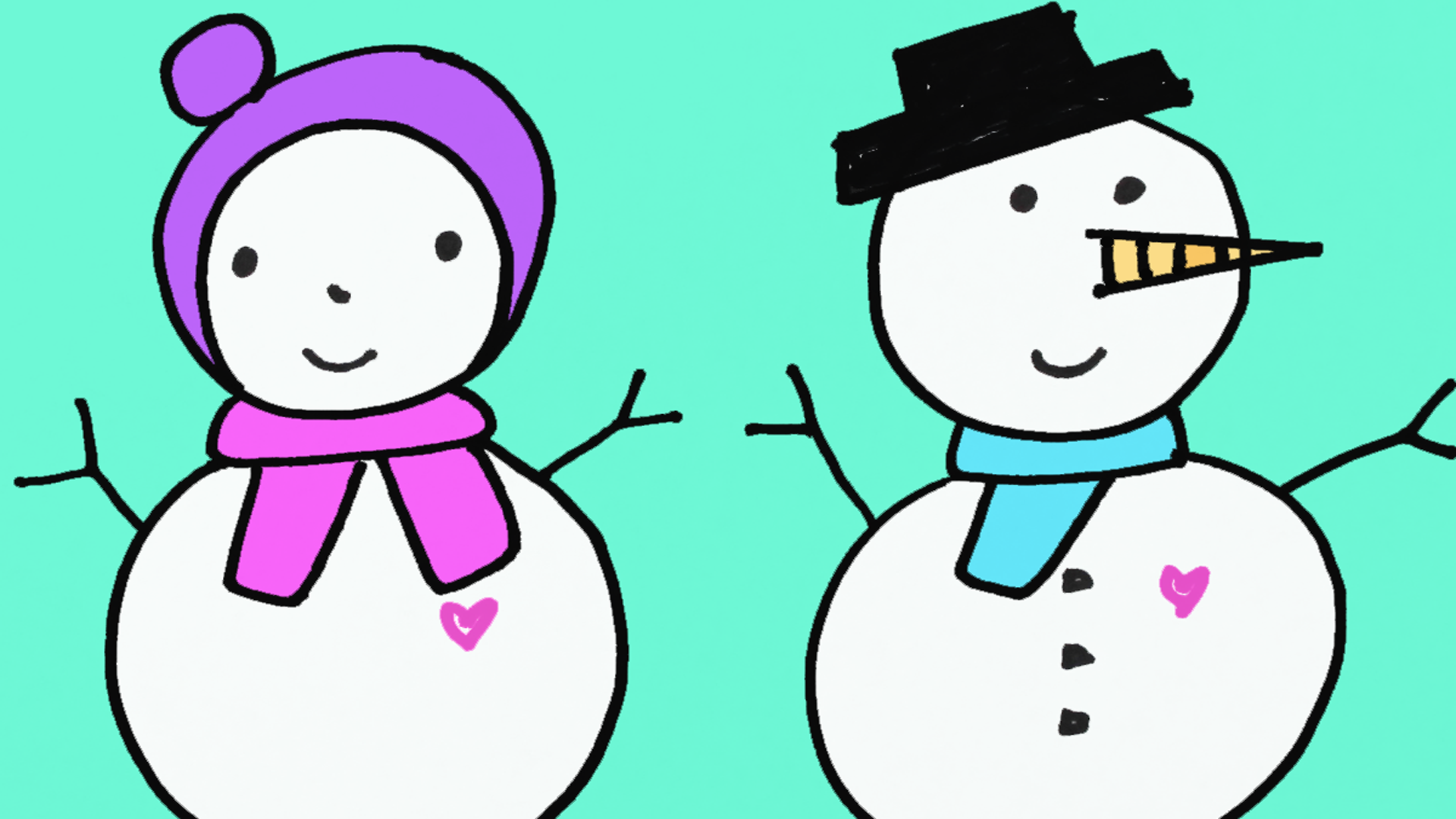 Amazon.com: How to Draw a Snowman and Snow Lady for Kids : Em Winn ...
