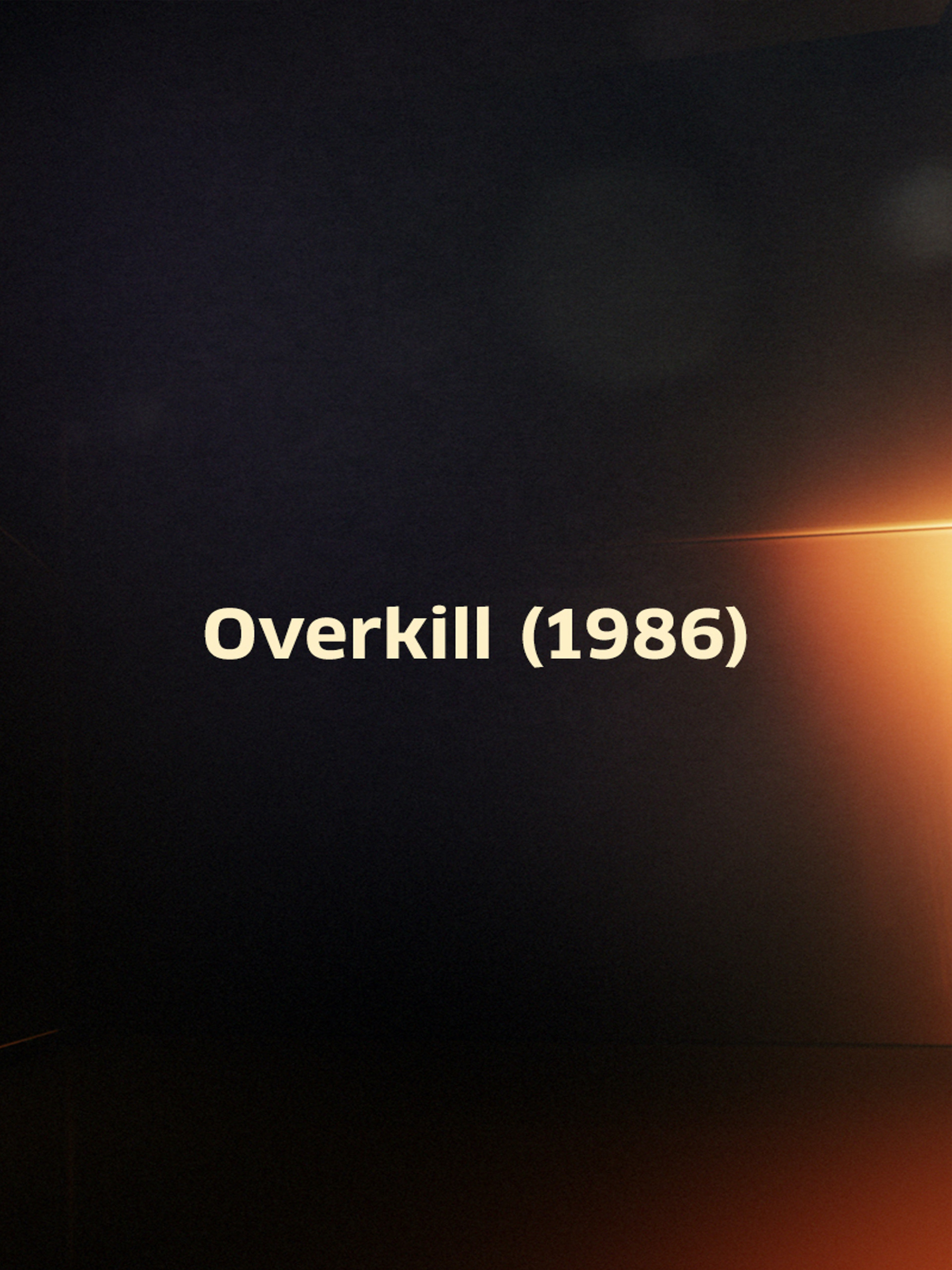 Prime Video: Overkill (1986)