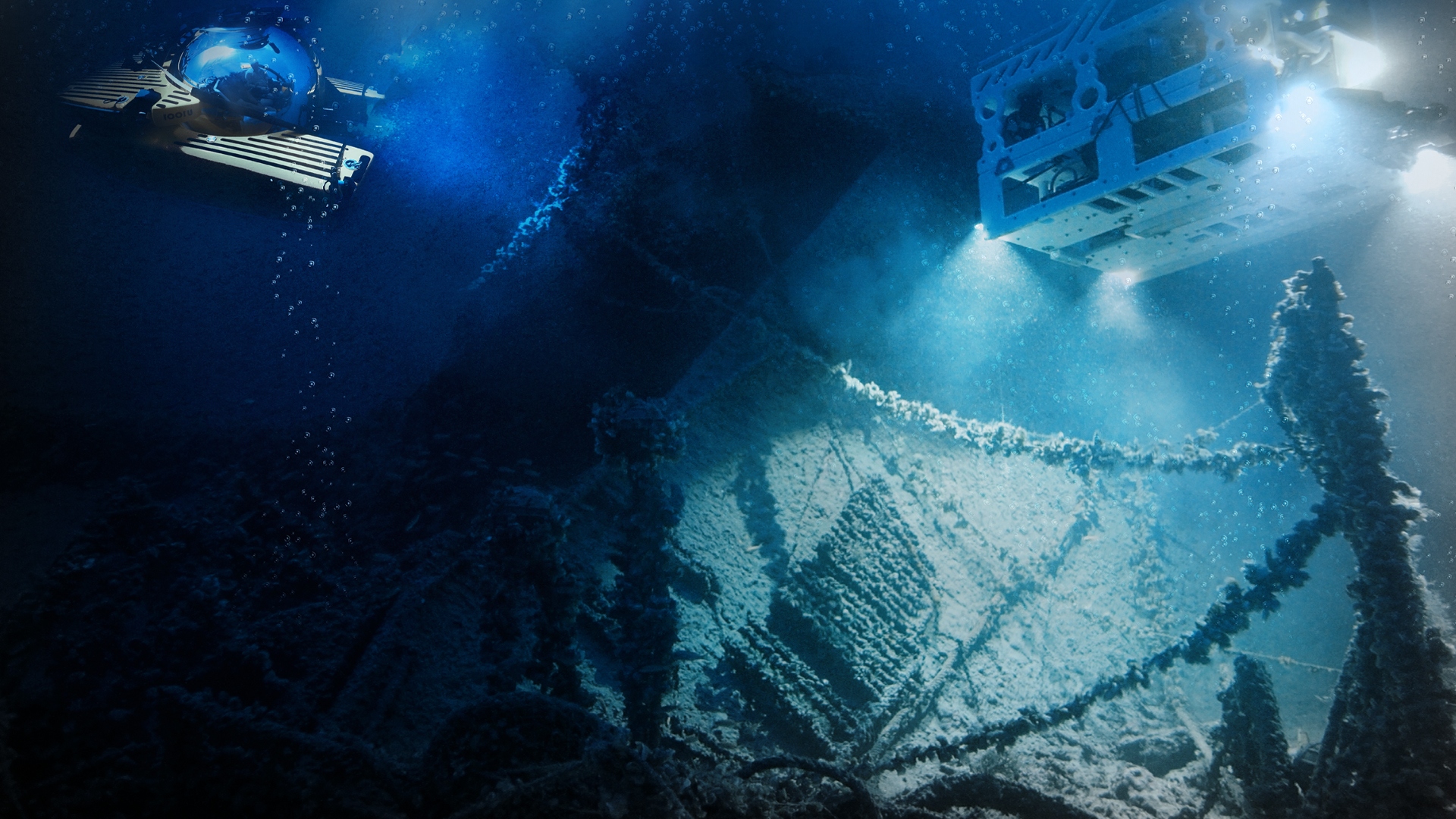 Britannic Underwater