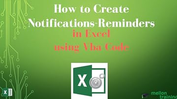 Amazon.com: How to Create Notifications-Reminders in Excel using Vba Code : Andreas Exadaktylos ...