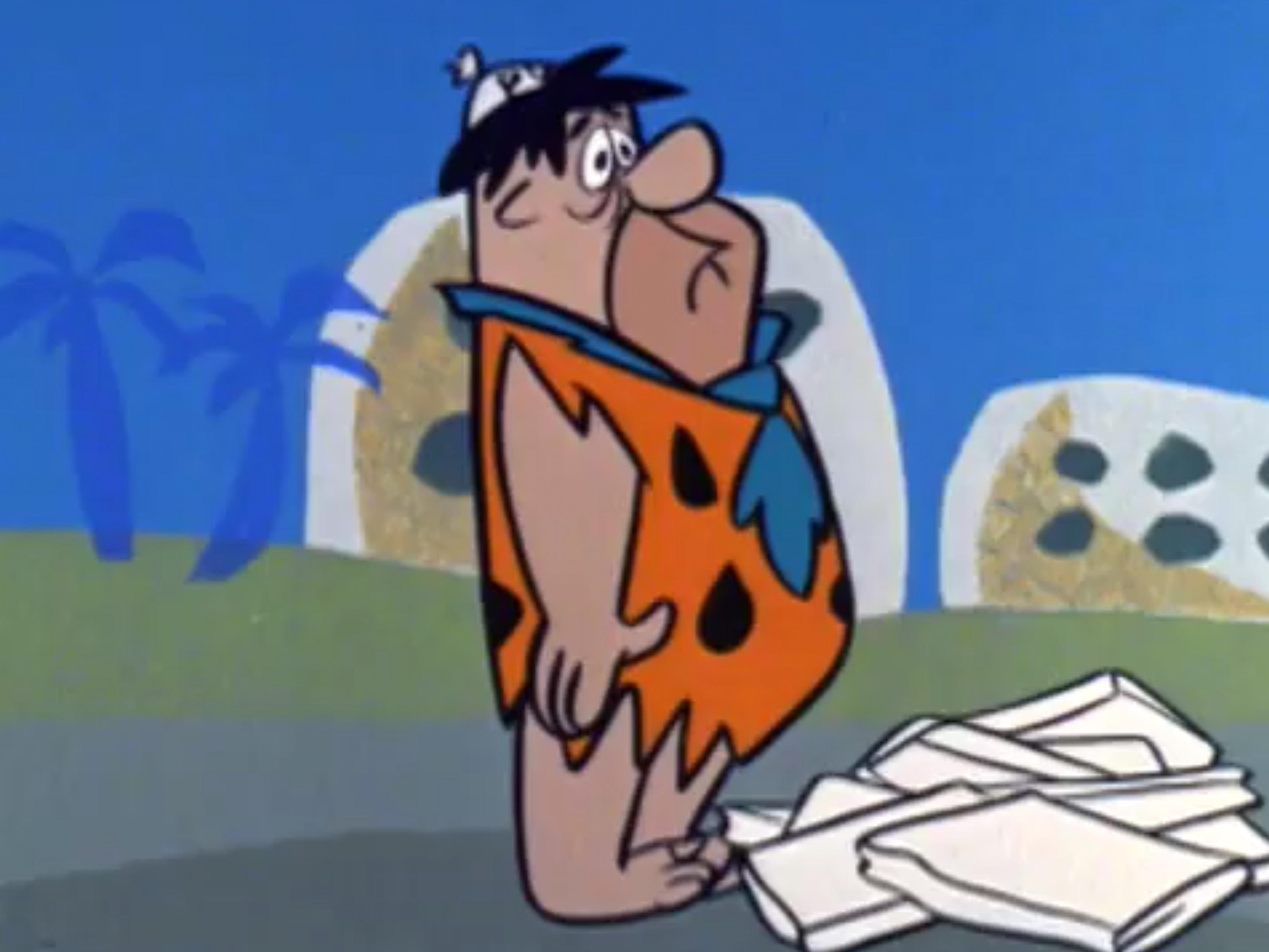 Fred Flintstone Angry