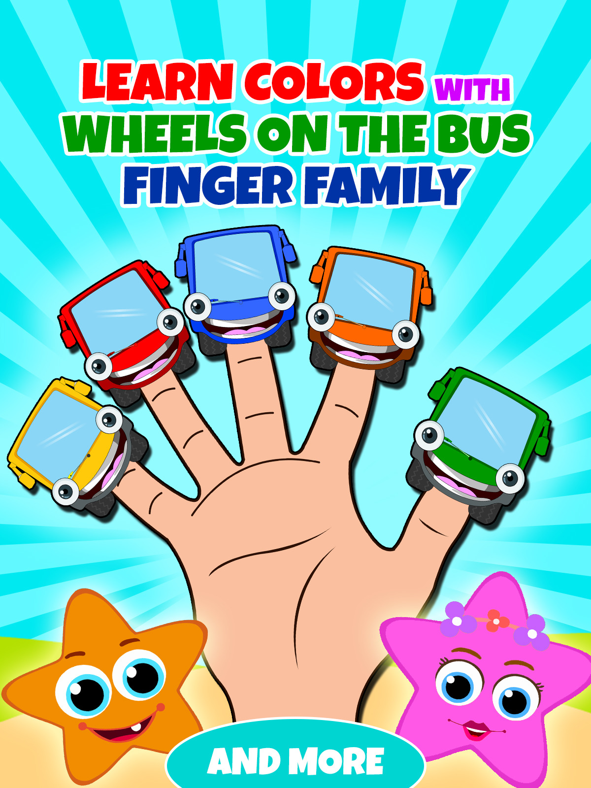 Prime Video: Learn Colors With Wheels On The Bus Finger Family And More