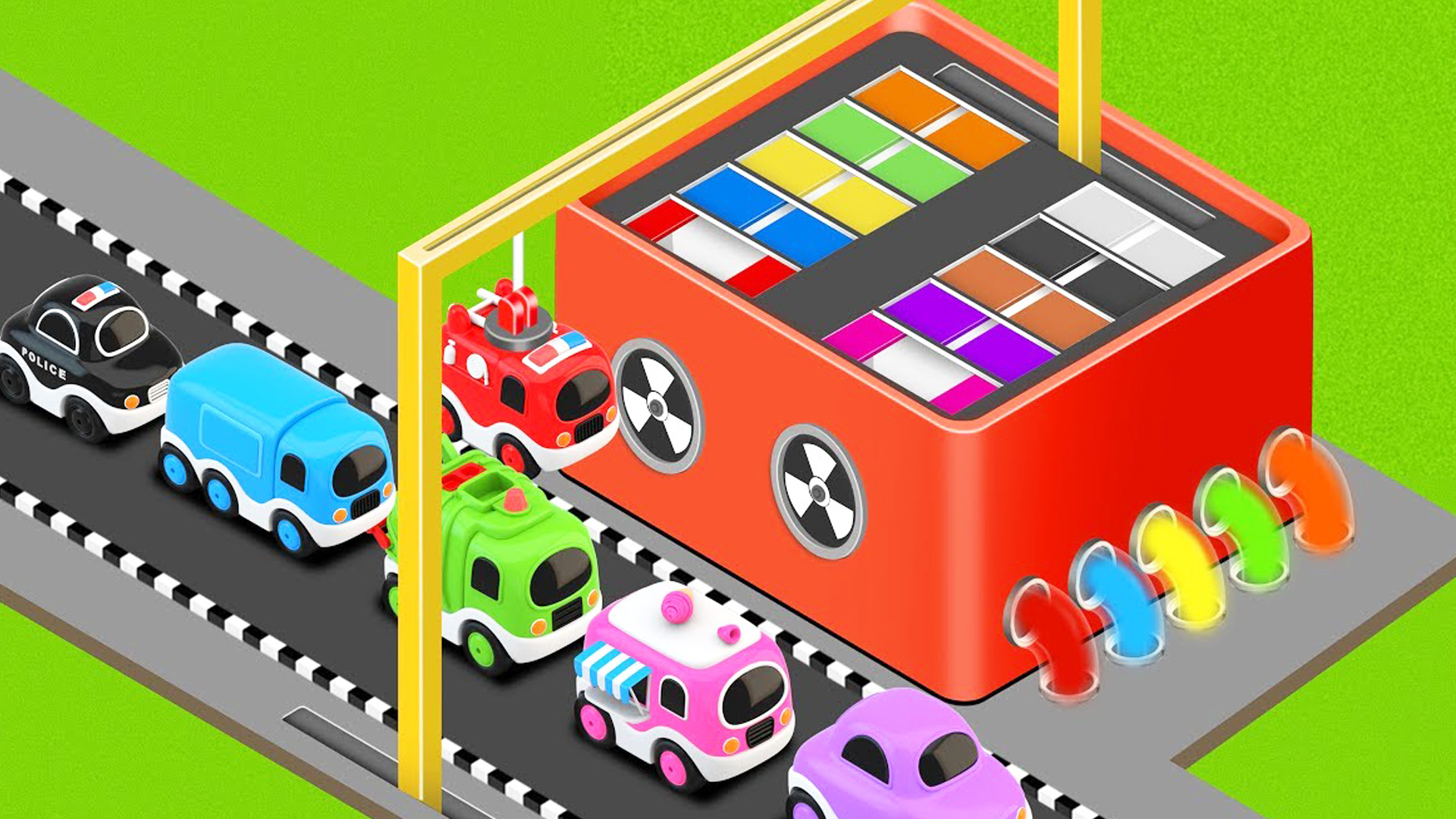 Watch Colors for Children to Learn with Street Vehicle - Ambulance ...