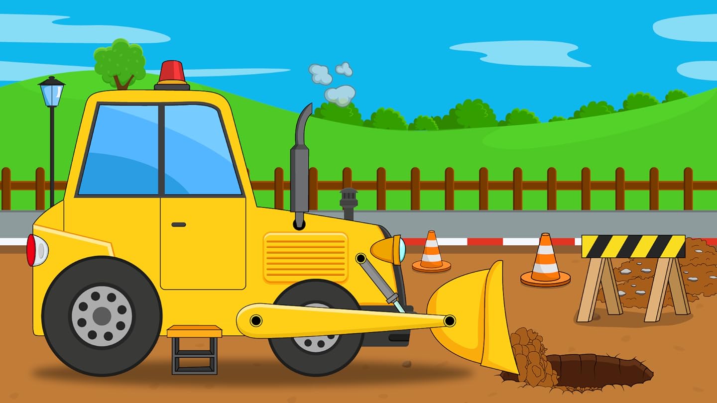 Amazon.co.jp: Diggers On Site - Learning Diggers Names and Sounds ...