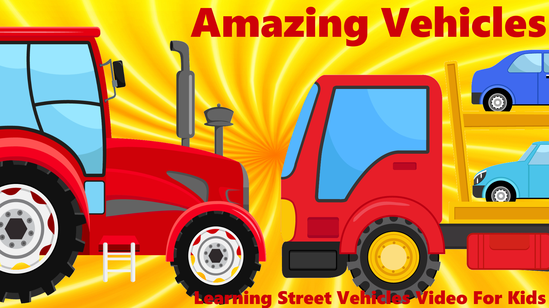 Amazon.com: Amazing Vehicles - Learning Street Vehicles Video For Kids ...