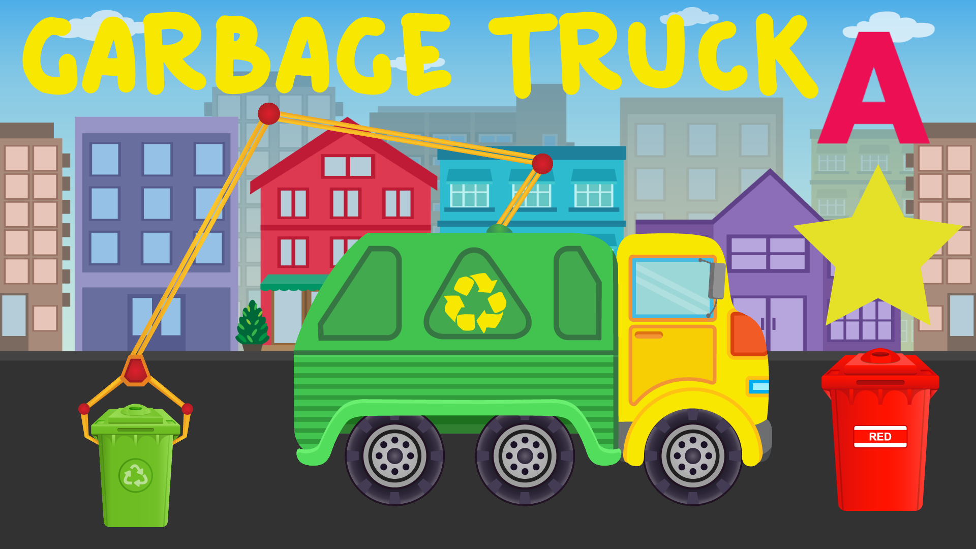 Watch Garbage Truck - Colors, ABC, Shapes Garbage Truck Video For Kids ...