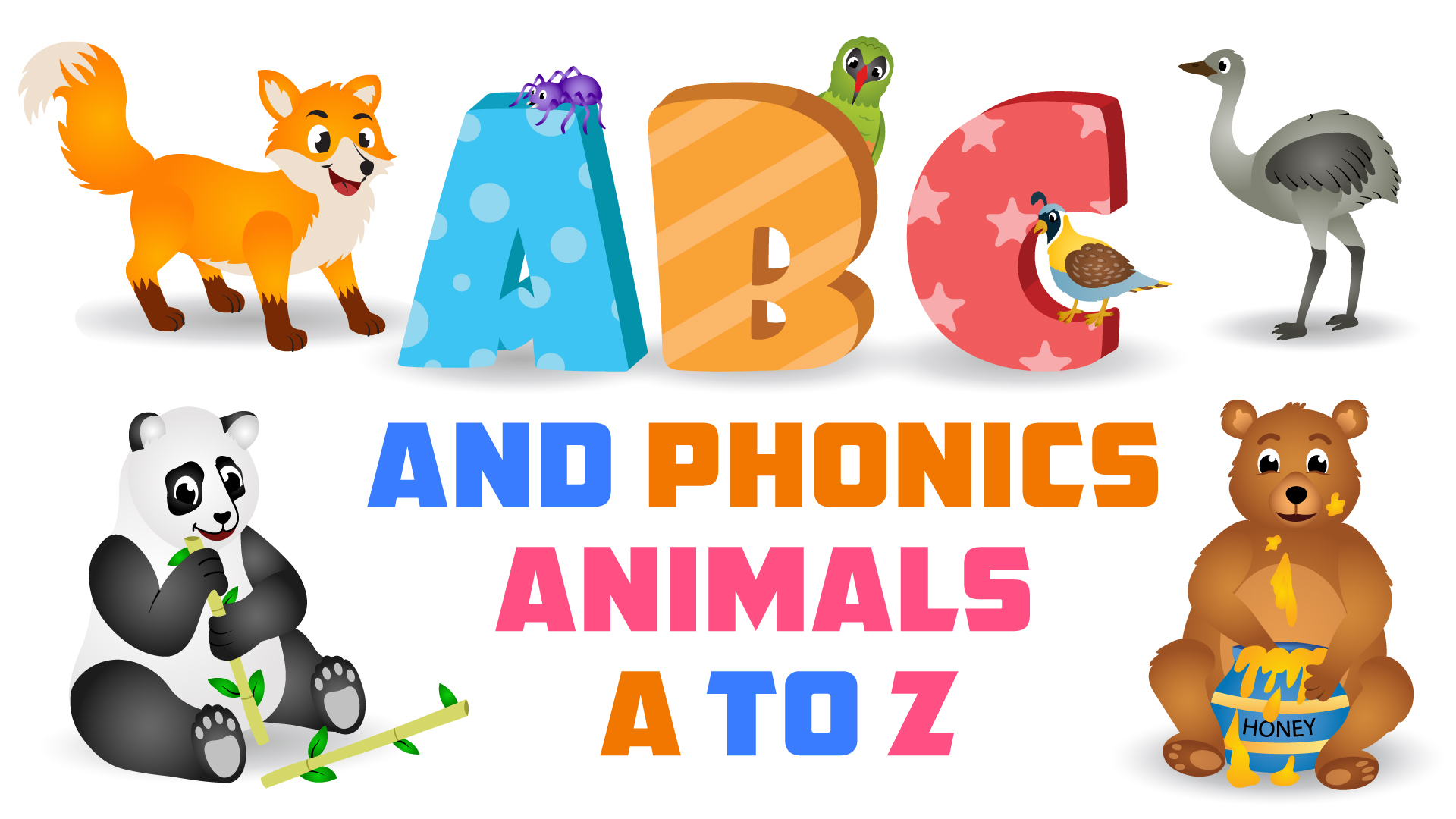 Amazon.com: ABC and Phonics Animals A to Z - Amazing Alphabet Video For ...