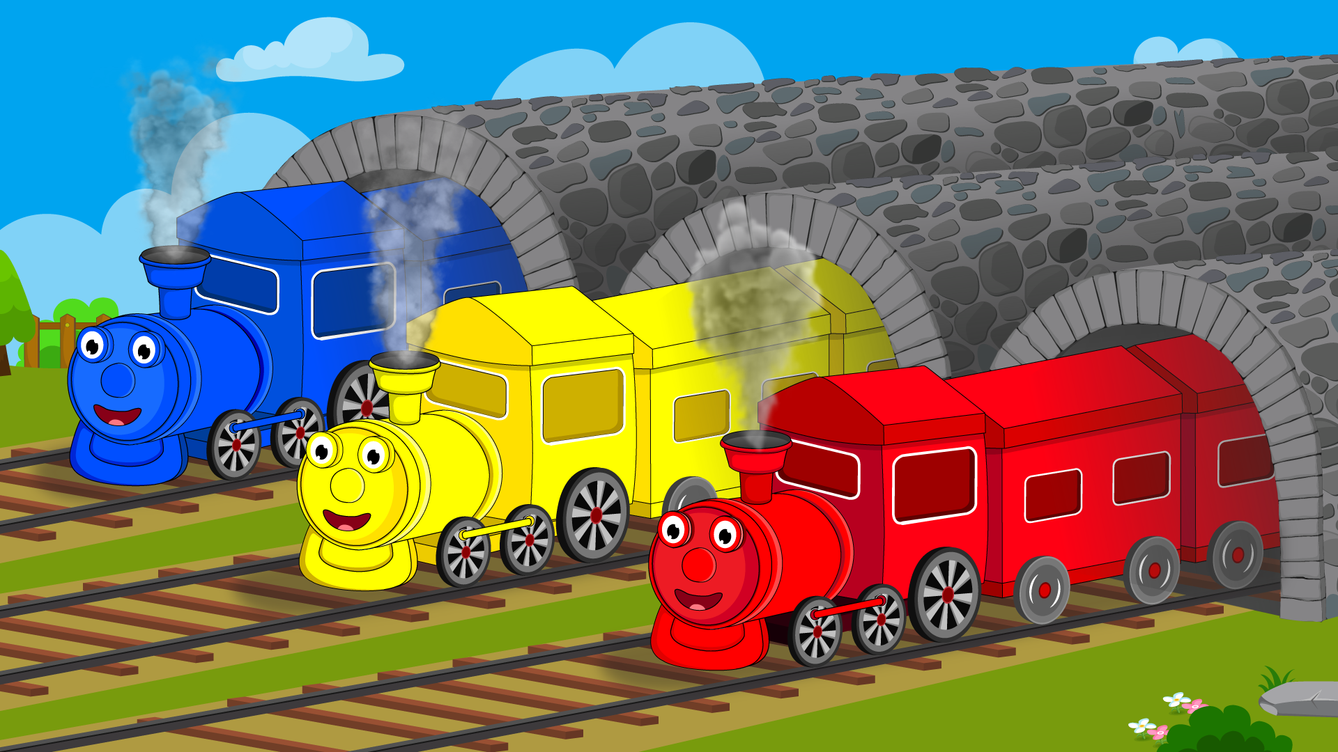 Watch Learning Colors With Toy Trains - Trains and Colors Video For ...