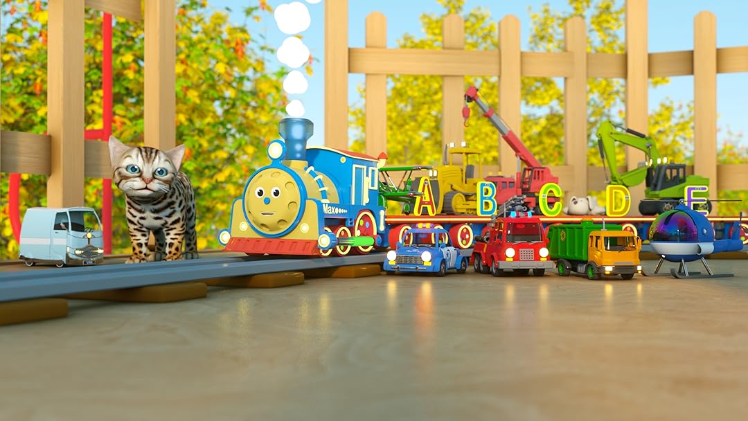 Amazon.com: Learn Letters With Max the Glow Train: coilbook
