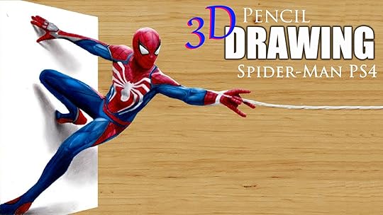 Amazon.com: Clip: 3D Pencil Drawing: Spider-Man PS4 : Jasmina Susak ...
