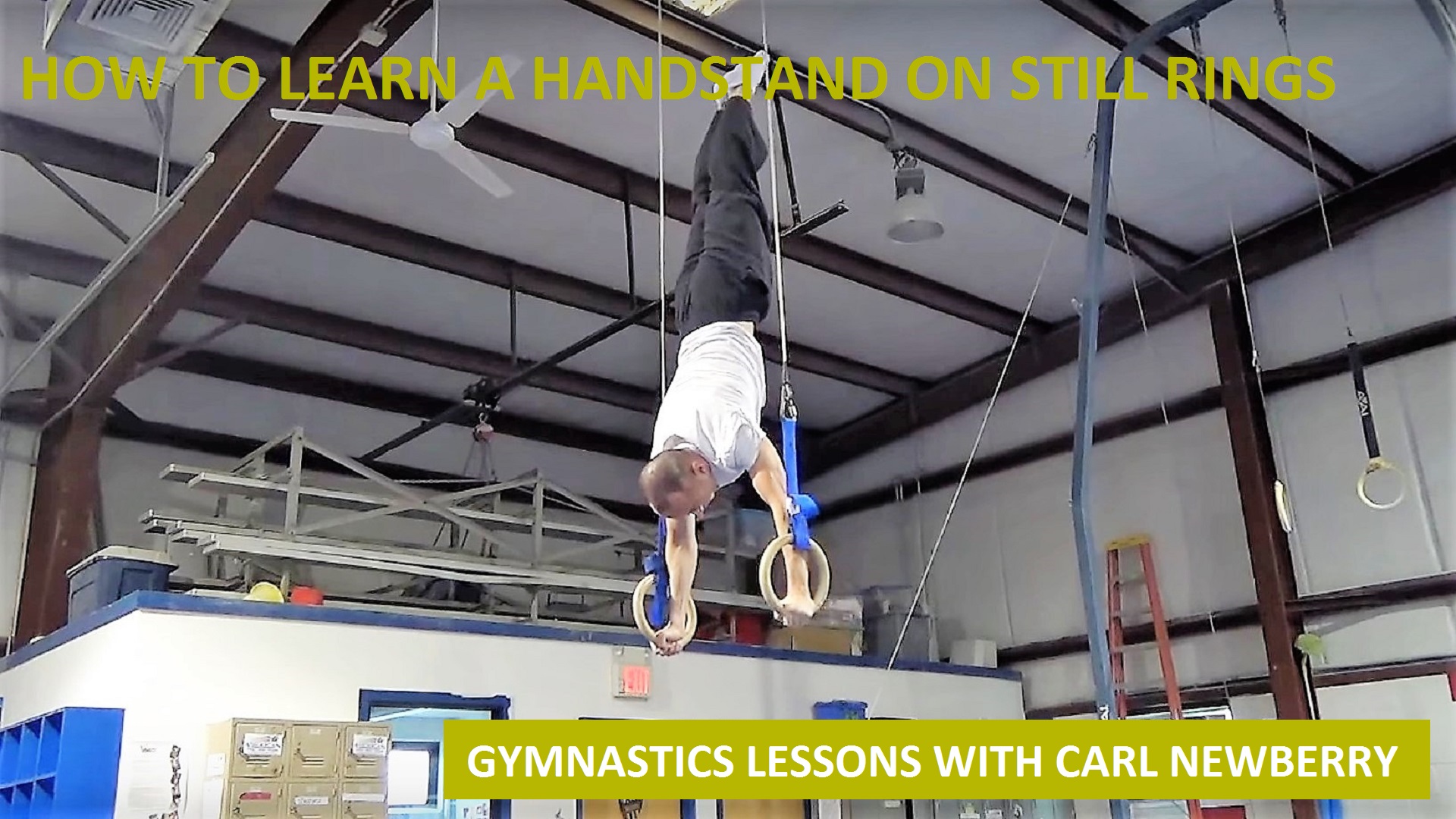 Watch How to Learn a Handstand on Still Rings - Gymnastics Lessons with ...