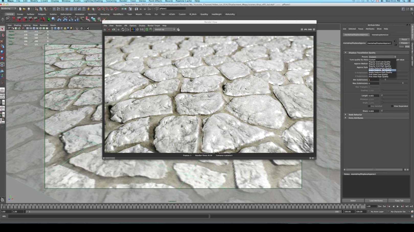 Watch Maya Displacement Map Tutorial: Mental Ray | Prime Video