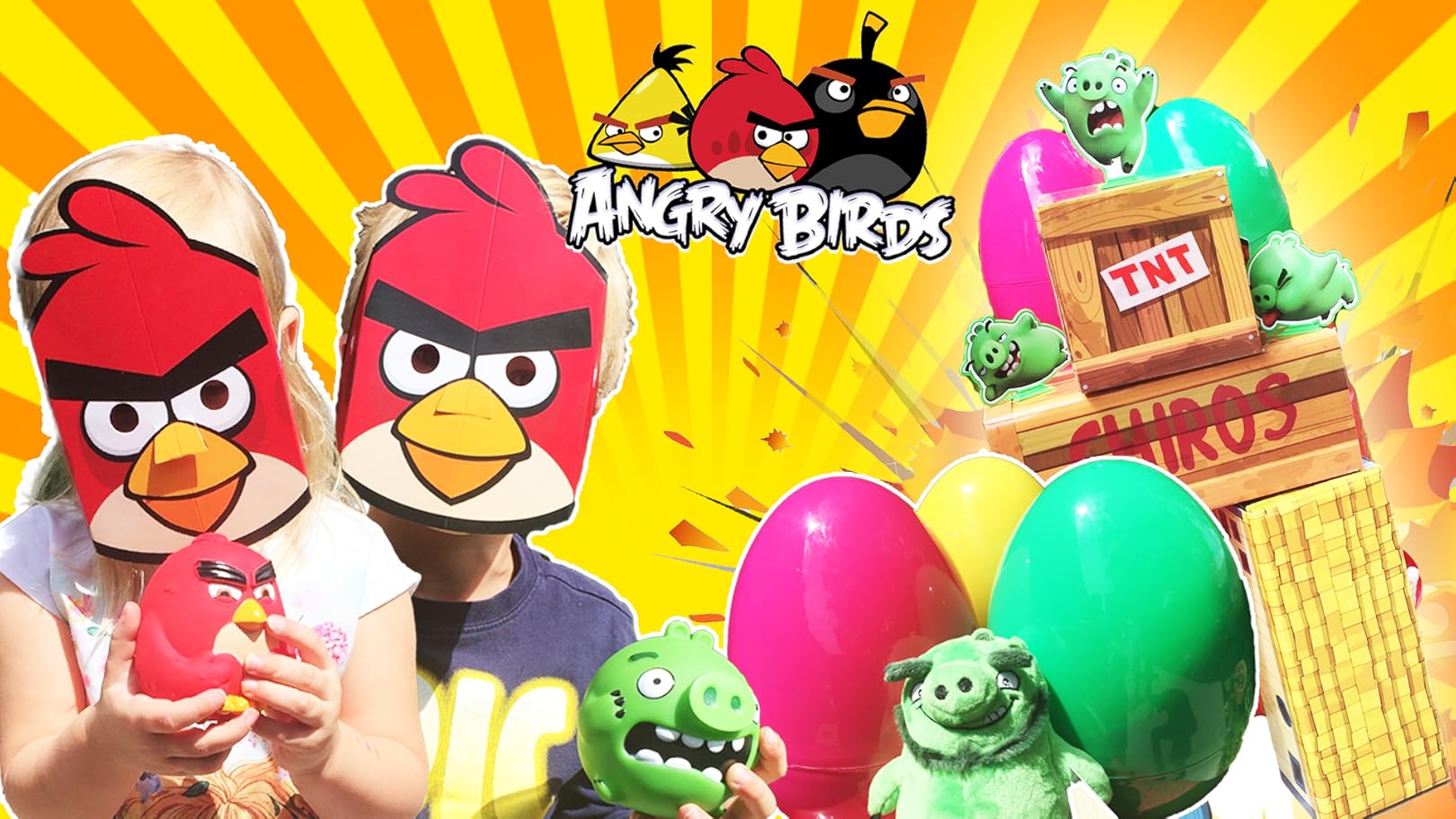 Amazon.com: ANGRY BIRDS SURPRISE TOYS + Angry Birds In Real Life Game ...