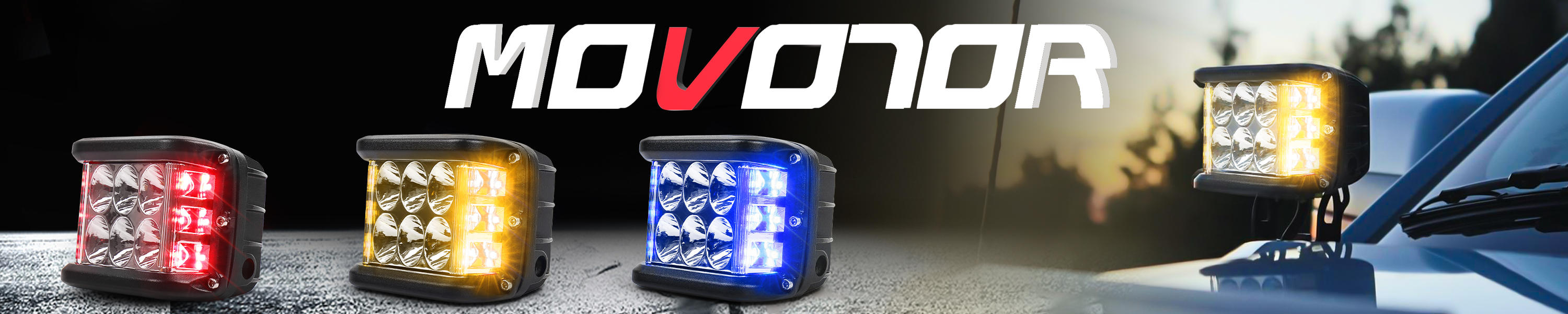 Amazon.co.uk: MOVOTOR: SIDE SHOOTER LED LIGHTS