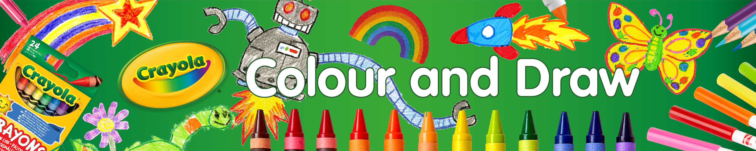Amazon.co.uk: Crayola: Colour and Draw