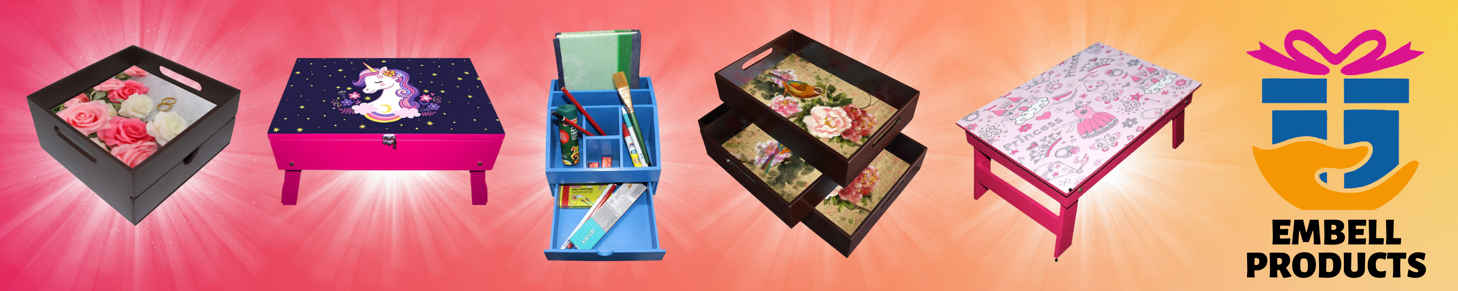 Amazon.in: Embell Products: Book Holder With Drawer