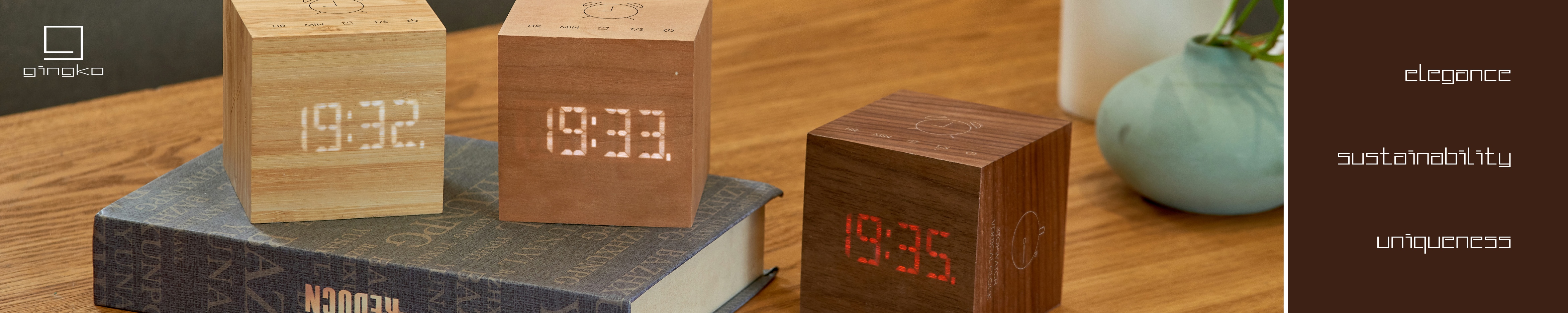 Amazon.co.uk: Gingko: Design Led Clocks