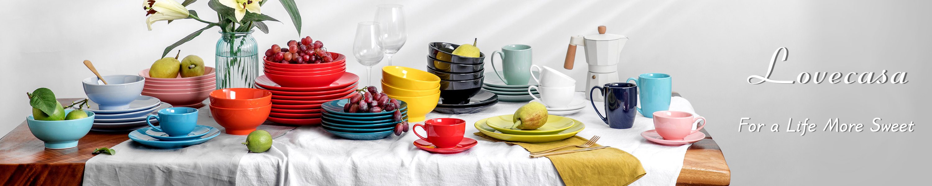 Amazon.co.uk: LOVECASA: Dinner Set