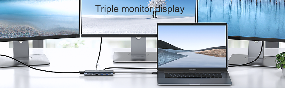 Amazon.co.uk: VVB: 6 IN 1 Usb C Docking Station