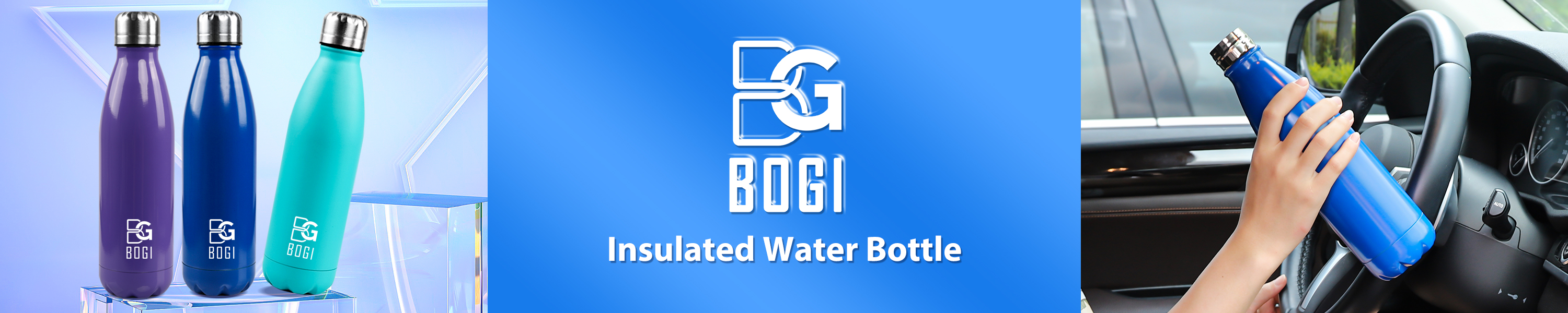 Amazon.co.uk: BOGI: BOGI 500ml Insulated Water Bottle