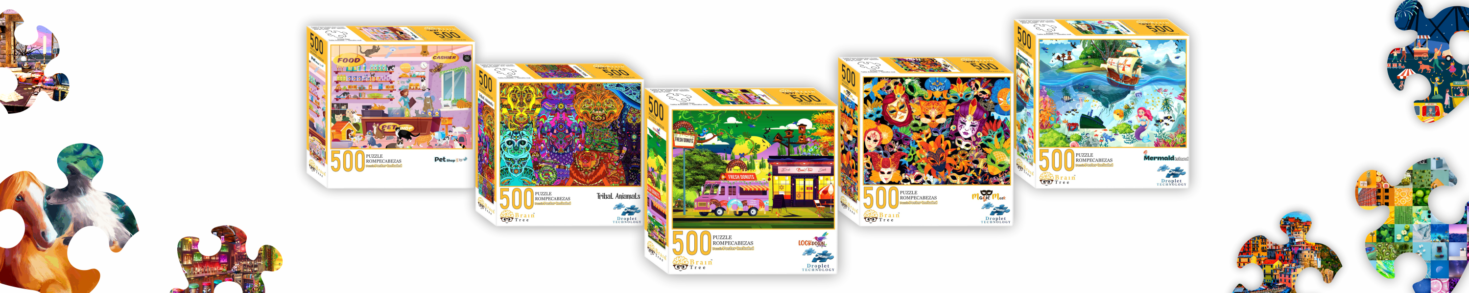 Amazon.in: Brain Tree Games: 500 Pieces