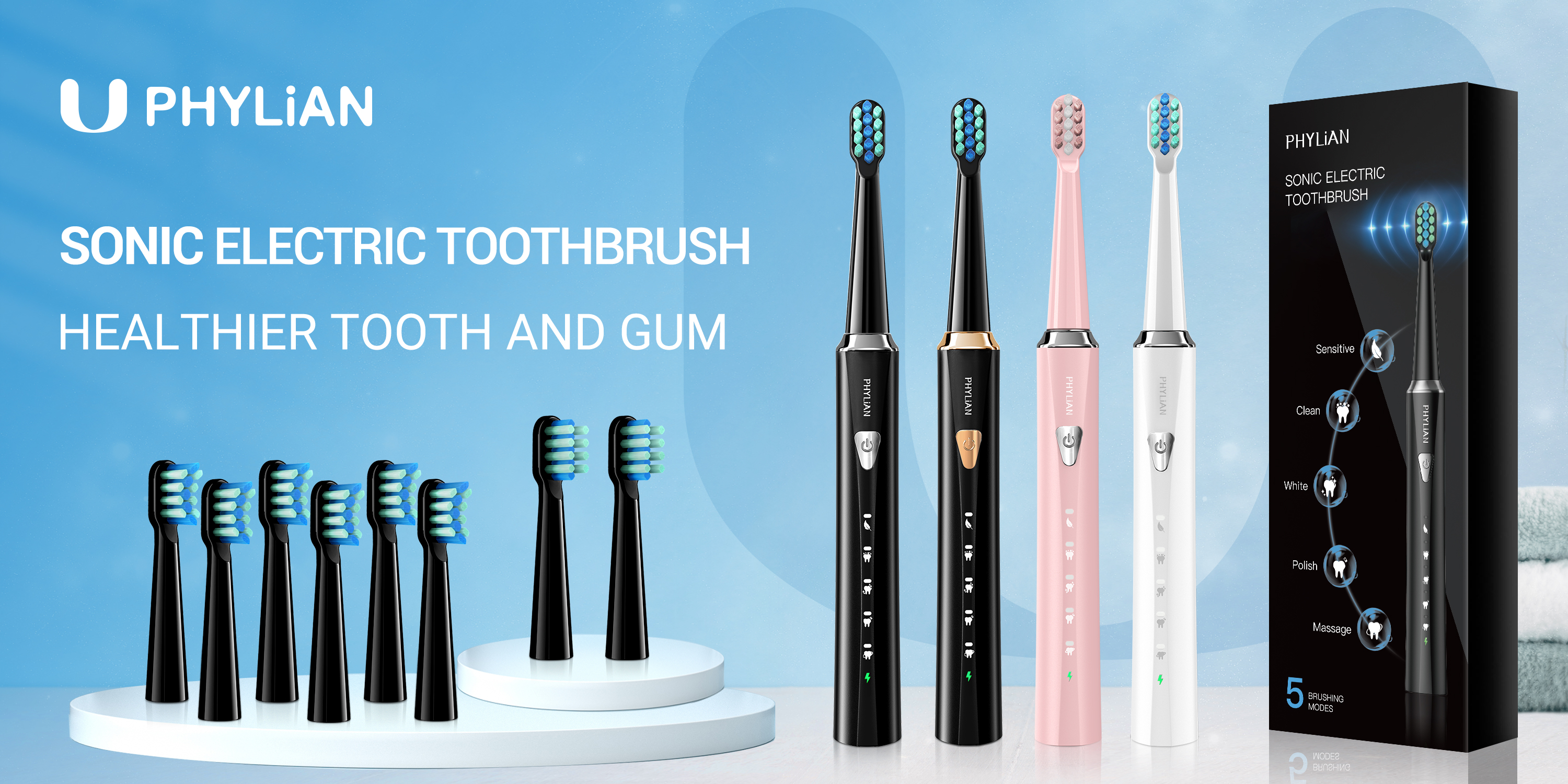 Amazon.co.uk: PHYLIAN: HH06007 Electric Toothbrush