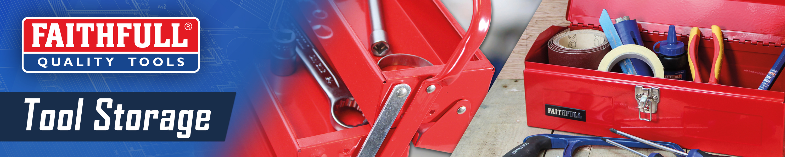 Amazon.co.uk: Faithfull Tools: Metal Tool Boxes