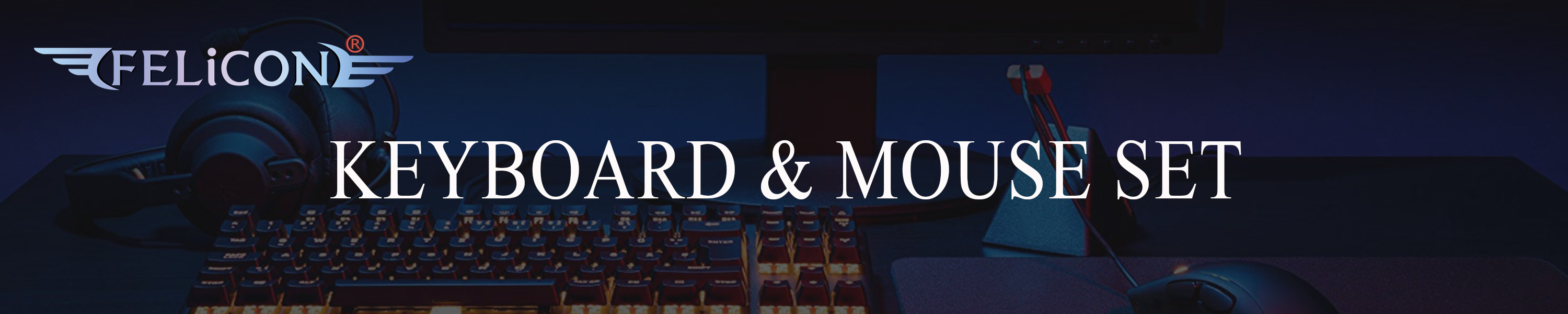 Amazon.co.uk: FELiCON: KEYBOARD AND MOUSE SET