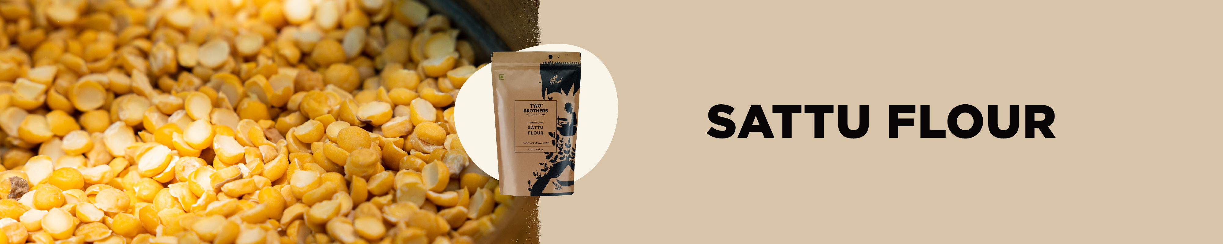 Amazon.in: TWO BROTHERS ORGANIC FARMS: Sattu Atta