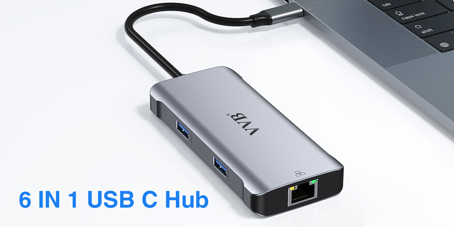 Amazon.co.uk: VVB: 6 IN 1 Usb C Docking Station