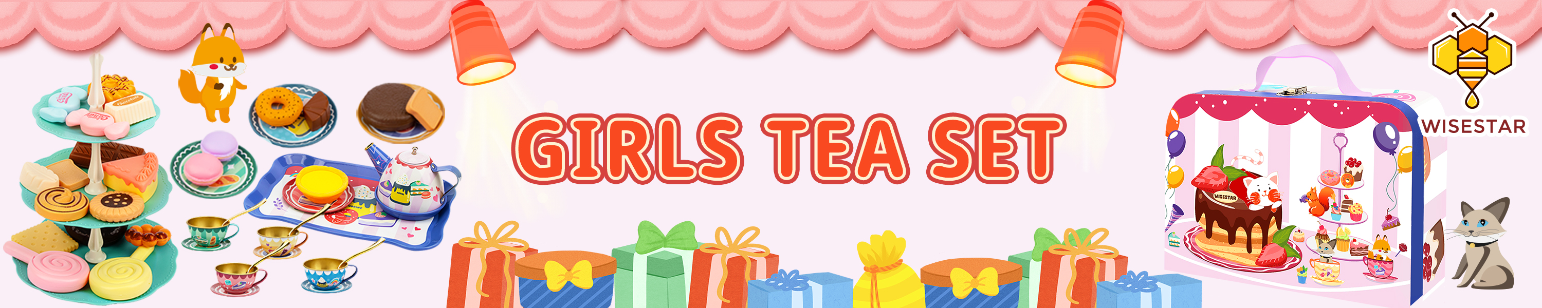 Amazon.co.uk: WISESTAR: GIRLS TEA SET