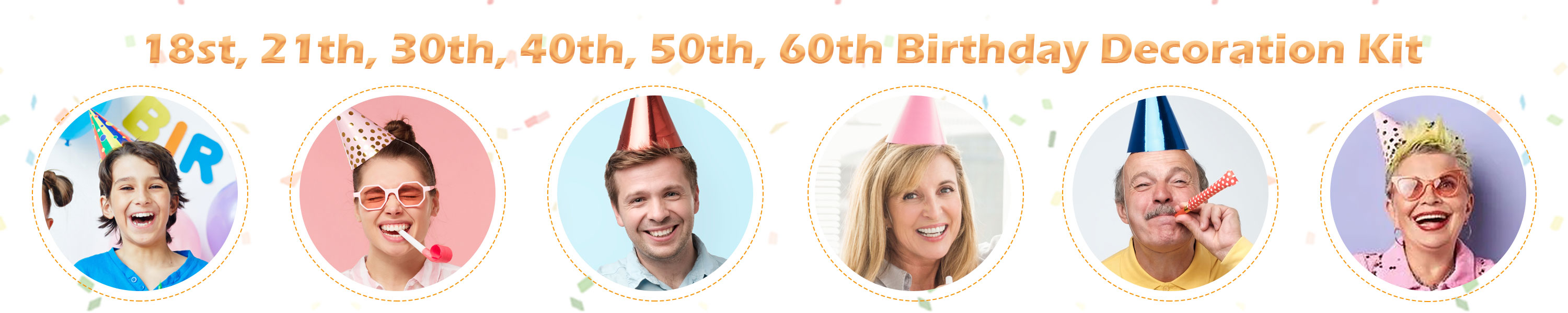 Amazon.co.uk: ZUIYIN: Age Banner