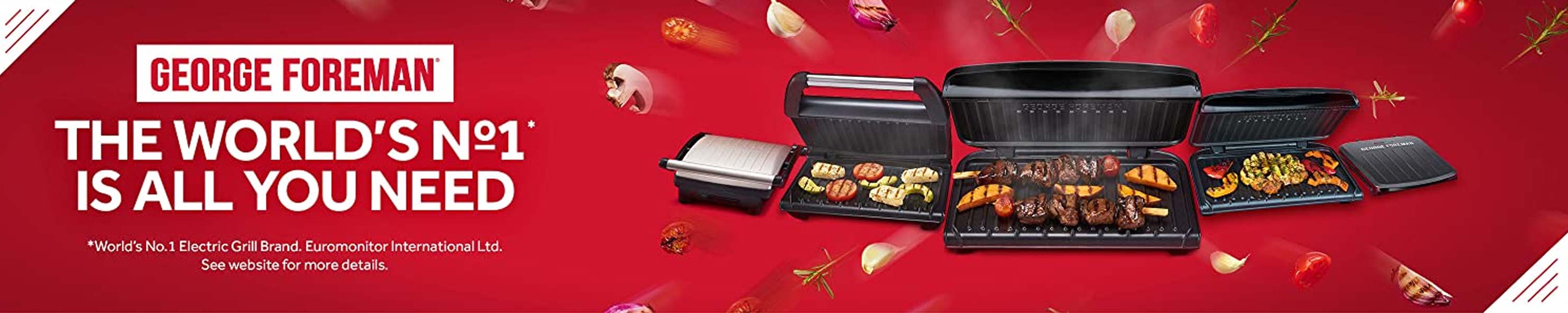 Amazon.de: GEORGE FOREMAN: STEEL GRILLS