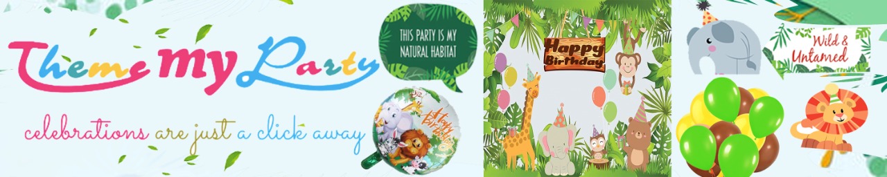 Amazon.in: Theme My Party: Jungle Theme Supplies