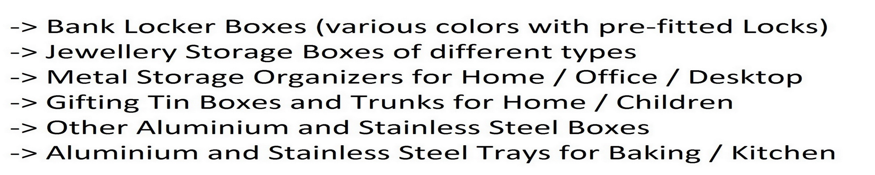 Amazon.in: Aluminium & SS Boxes & Trays