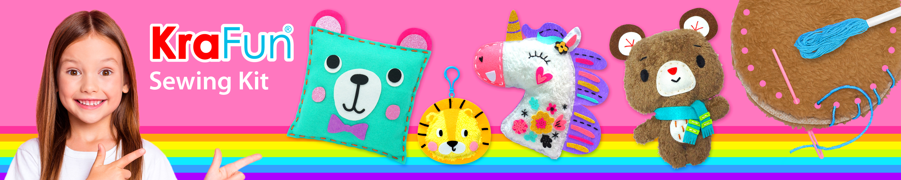 Amazon.co.uk: Fun Creative Arts & Craft Kits: Sewing