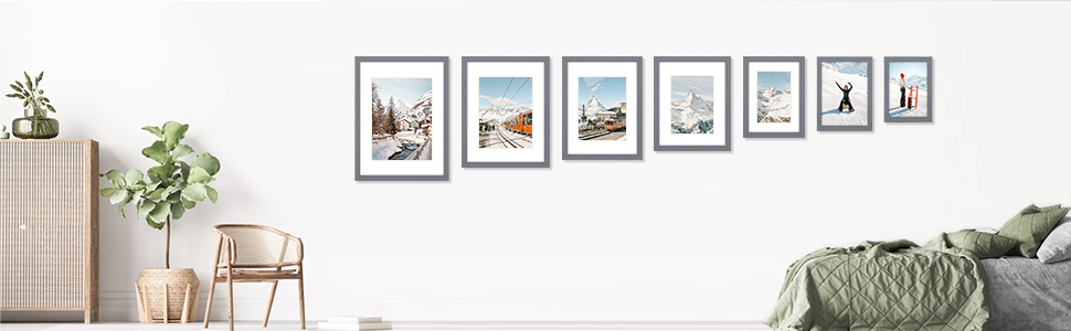 Amazon.co.uk: Q.Hou: WHITE PHOTO FRAME