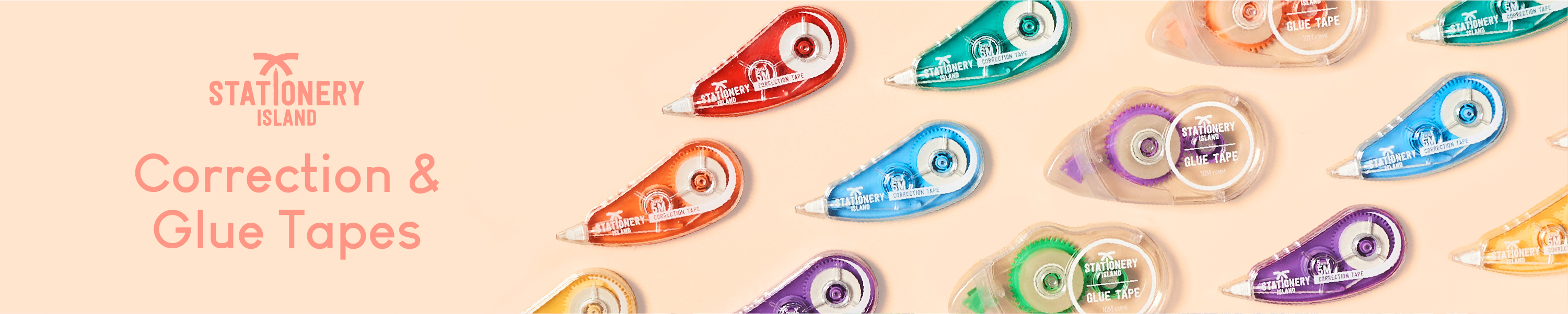 Amazon.co.uk: Stationery Island: Correction & Glue Tapes