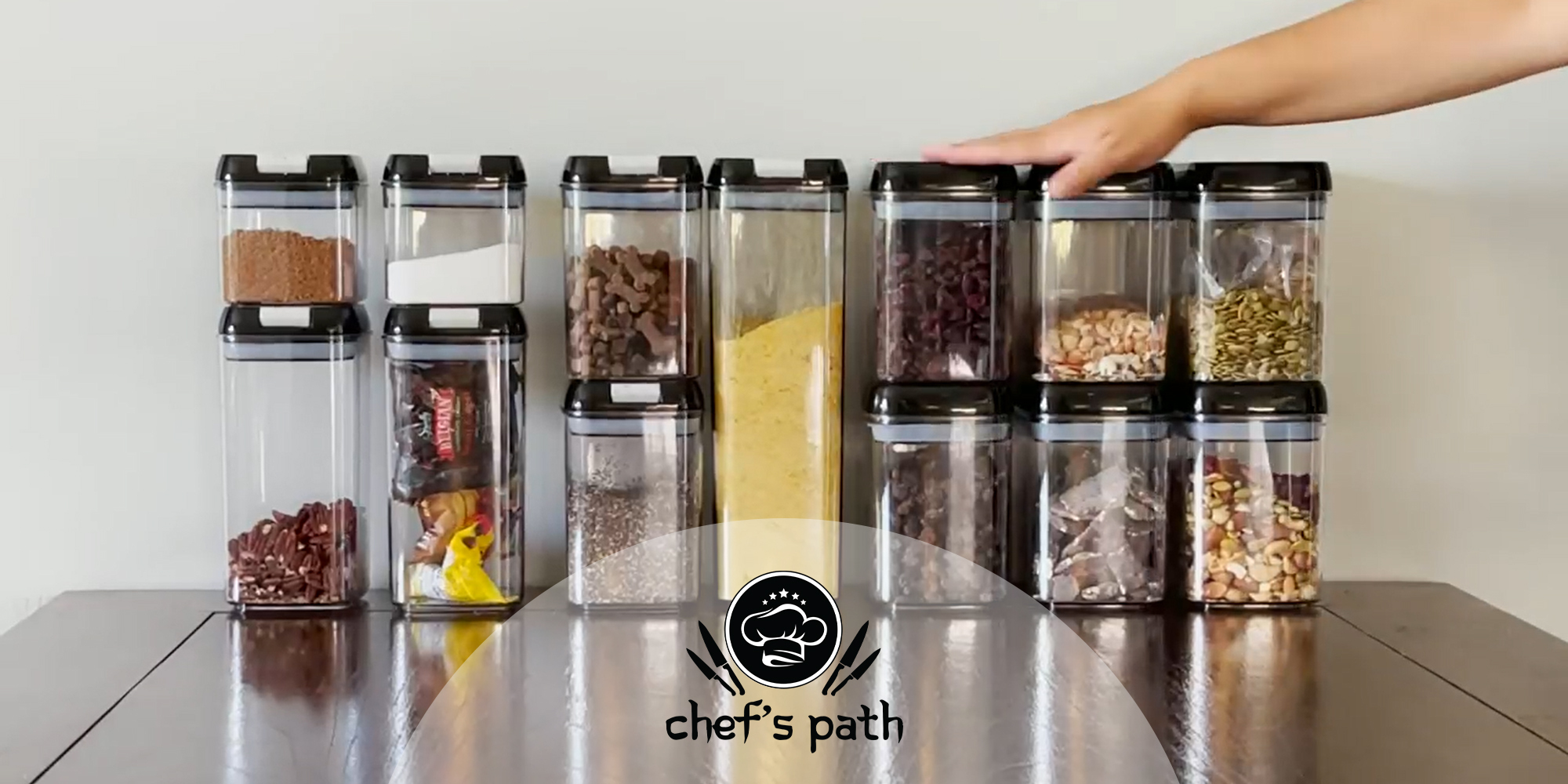 Amazon.co.uk: Chef's Path: ABS Lid Containers