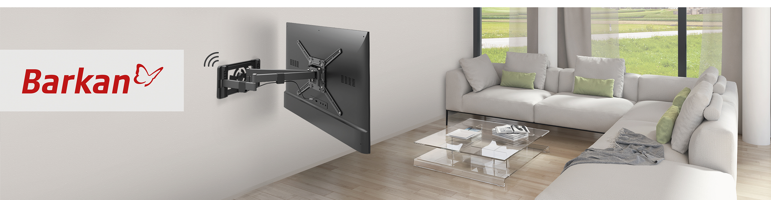 Amazon.co.uk: Barkan Mounts: TV wall mount integrated HDTV antenna