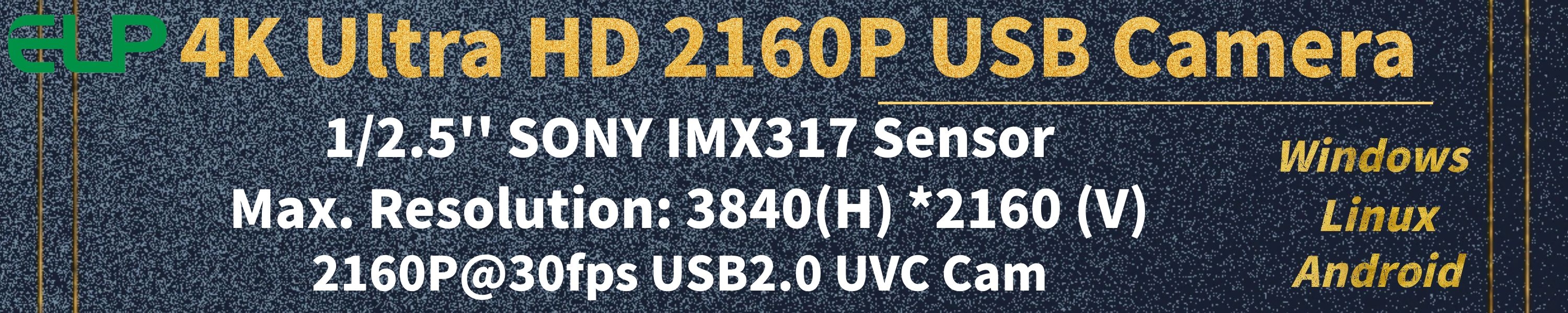 Amazon.co.uk: ELP: ELP-USB4KHDR01 Series: Sony IMX317 Sensor