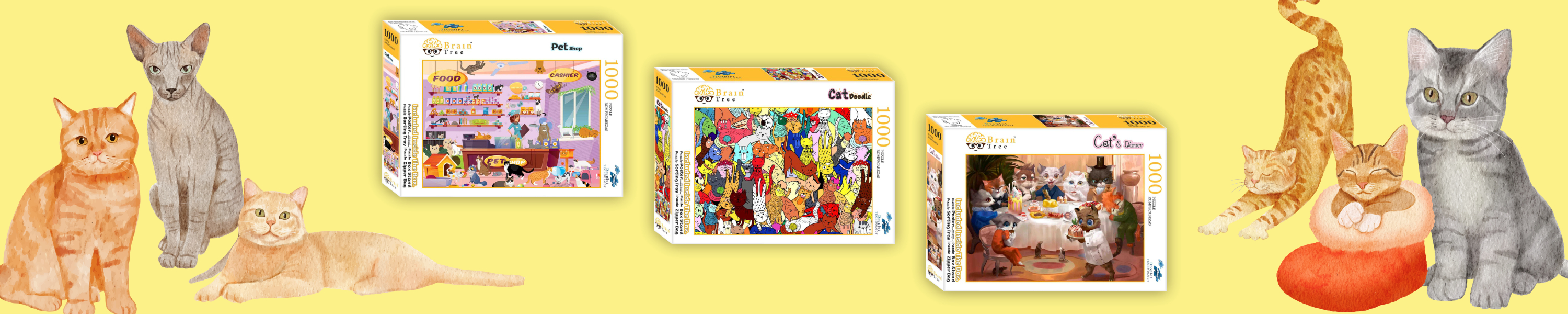 Amazon.in: Brain Tree Games: Cat Puzzles