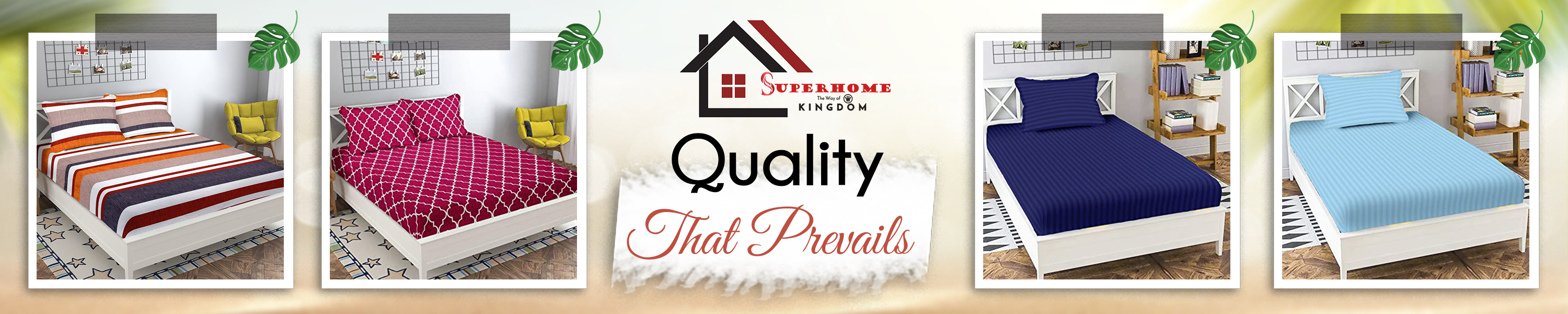 Amazon.in: SUPER HOME: Single Bedsheets With Pillow Covers